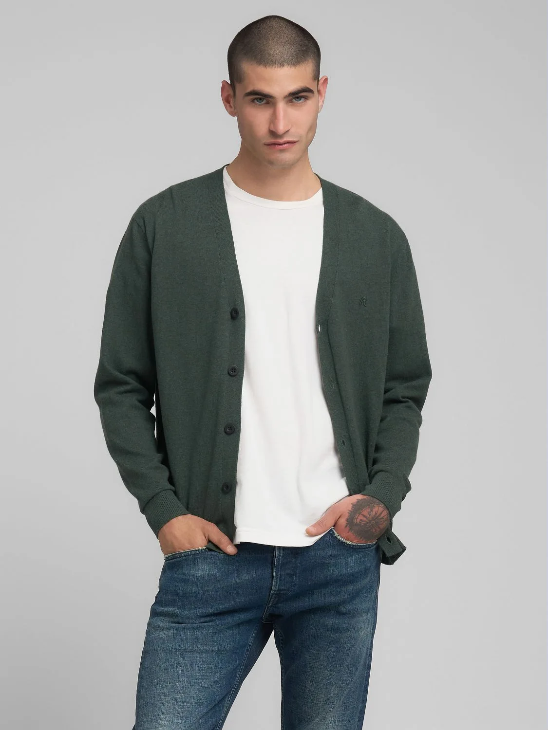 Cotton Cardigan Replay Cardigan 💄 Cotton and cashmere cardigan ...