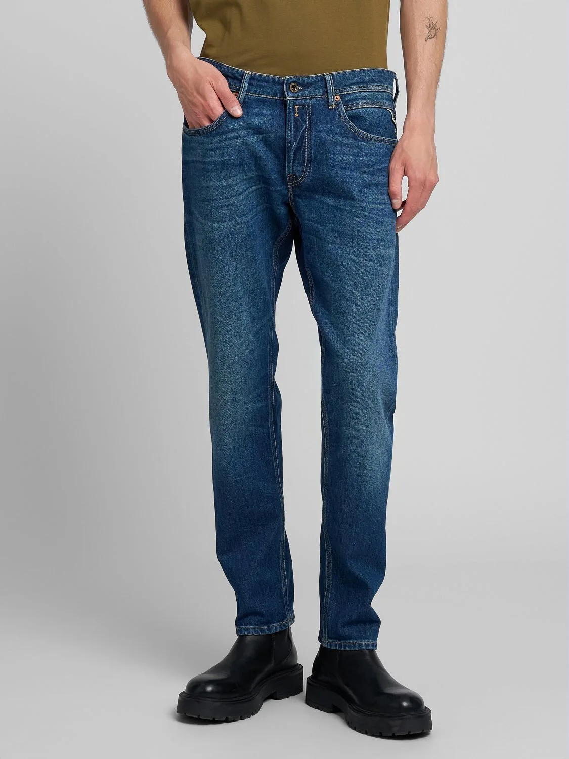 Willbi regular-fit jeans Dark blue | Replay Jeans