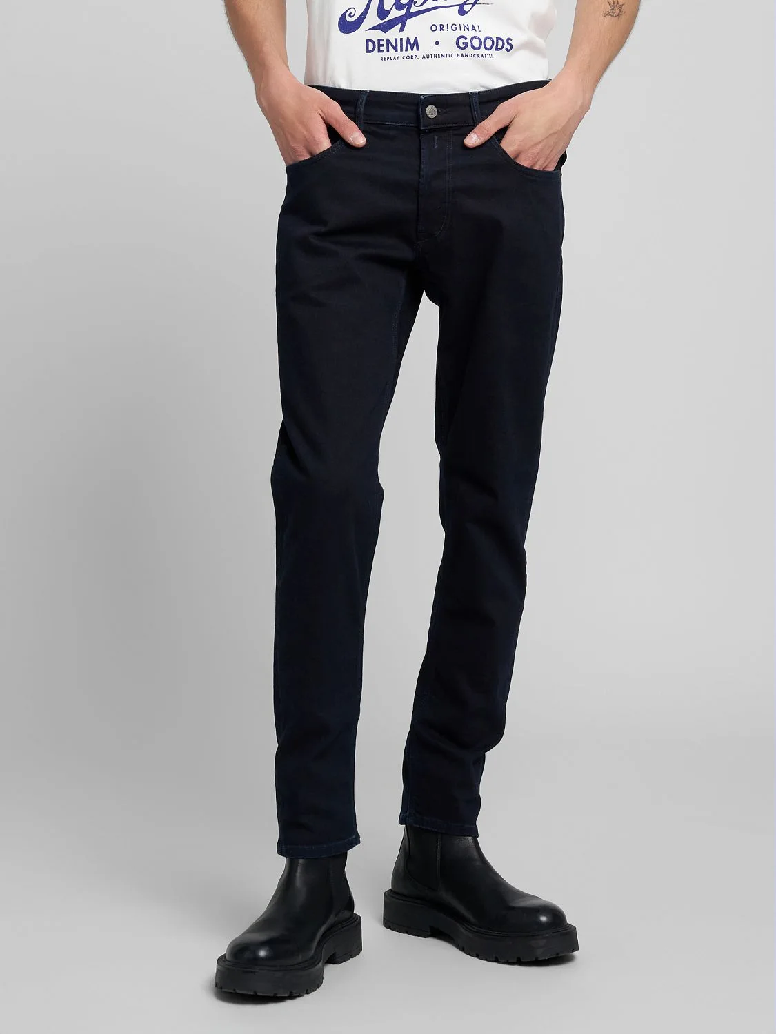Willbi regular-fit jeans Dark blue | Replay Jeans