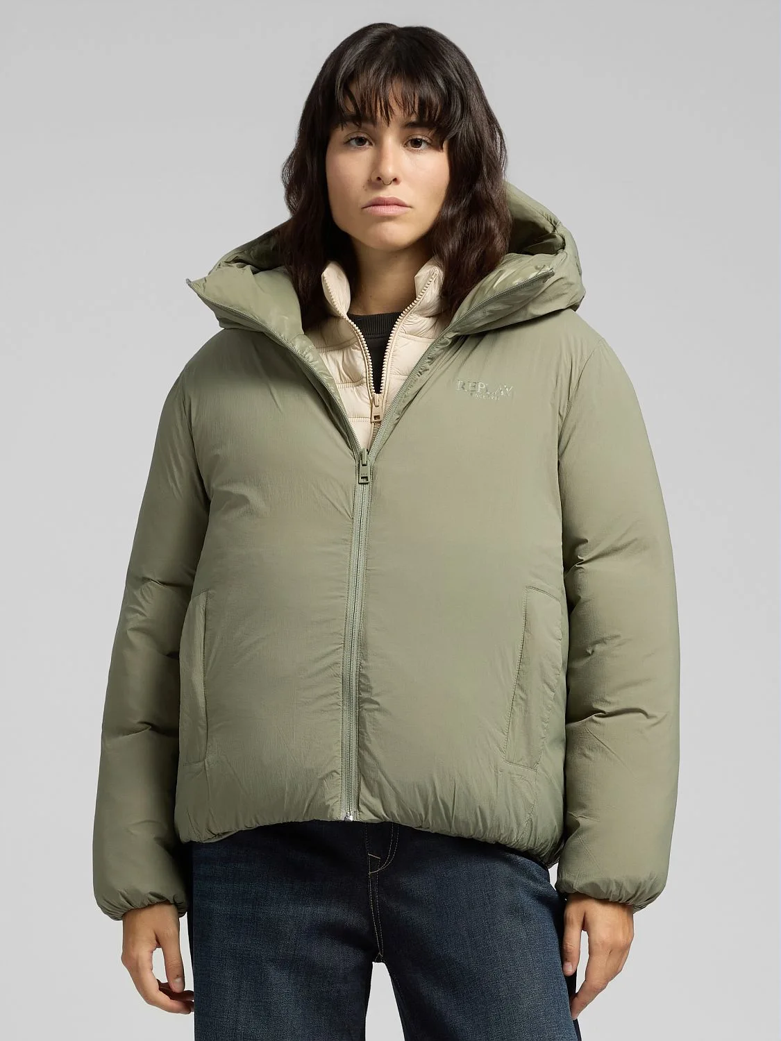 reversible padded coat
